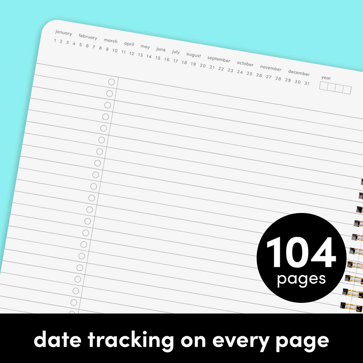 Undated Planner Notebook, Spiral Bound, Softcover (8.5 in x 11 in ...