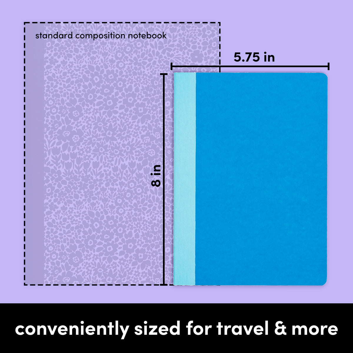 Color Cover Composition Notebooks, Softcover (5.75 in x 8 in) – Paperage