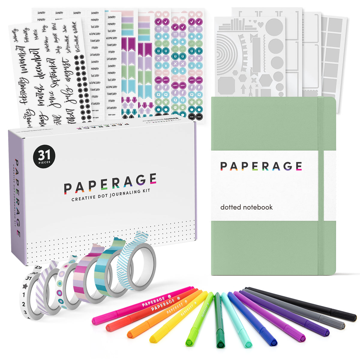Creative Dot Journaling Kit, Bullet Journaling Starter Kit – Paperage