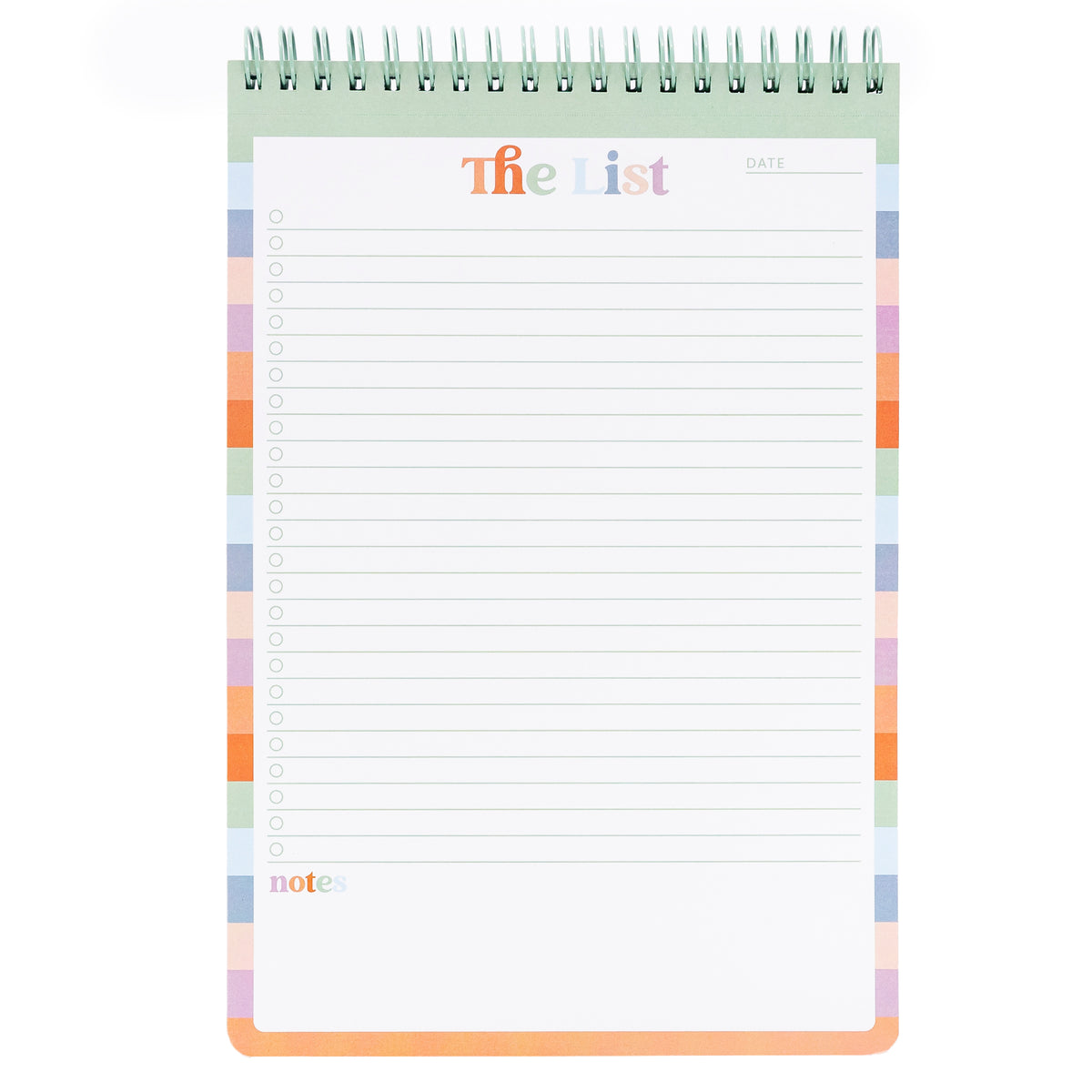 Undated Daily To-do List Planner Pad, Spiral Bound (6.5 in x 9.5 in ...