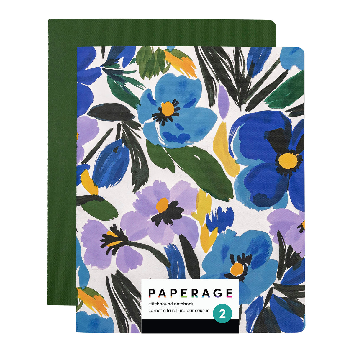 PAPERAGE Soft Cover Lined Journal Notebook, 2 Pack, (Cherry Blossom ...