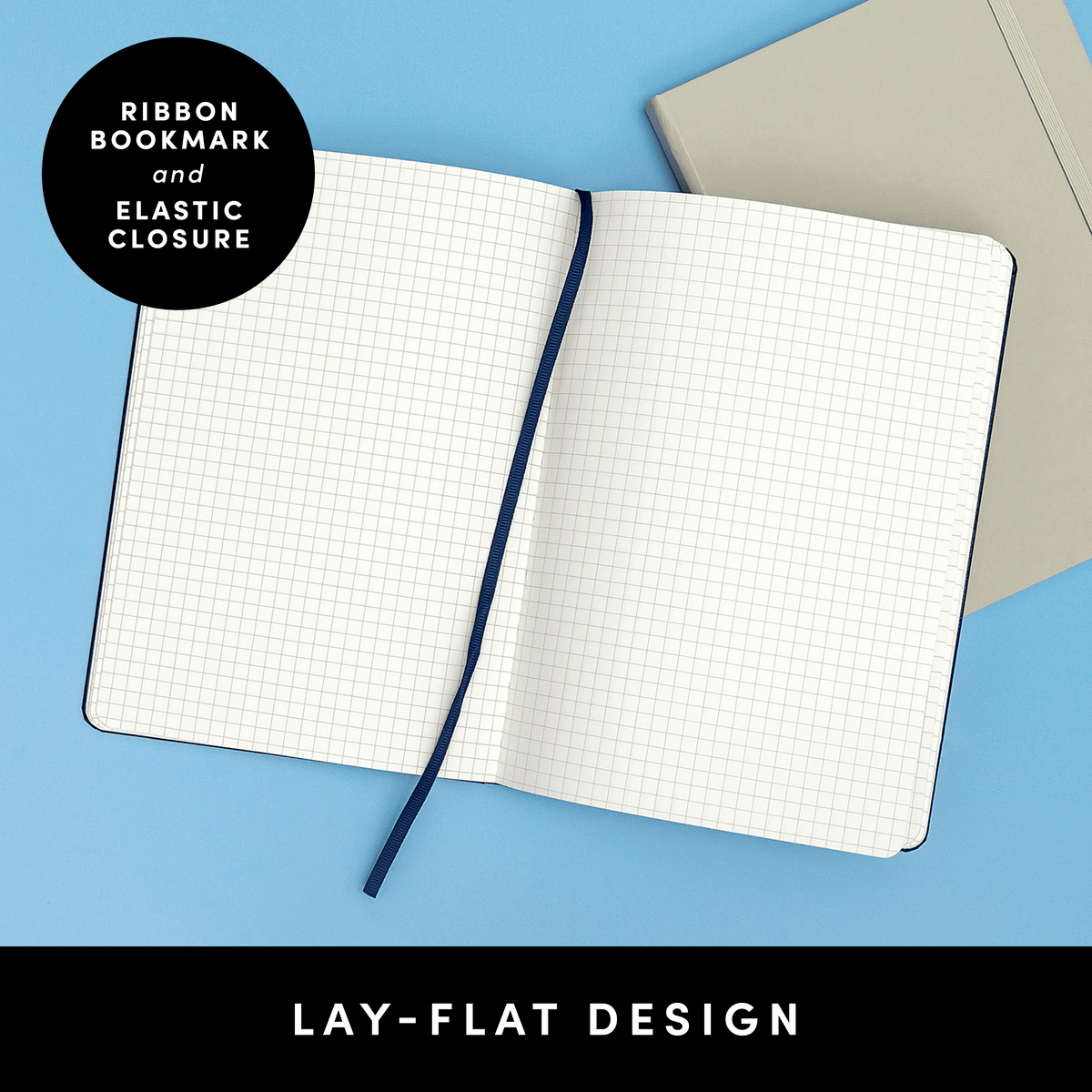 Grid Journal Graph Paper Notebook, Hardcover (5.6 in x 8 in) – Paperage